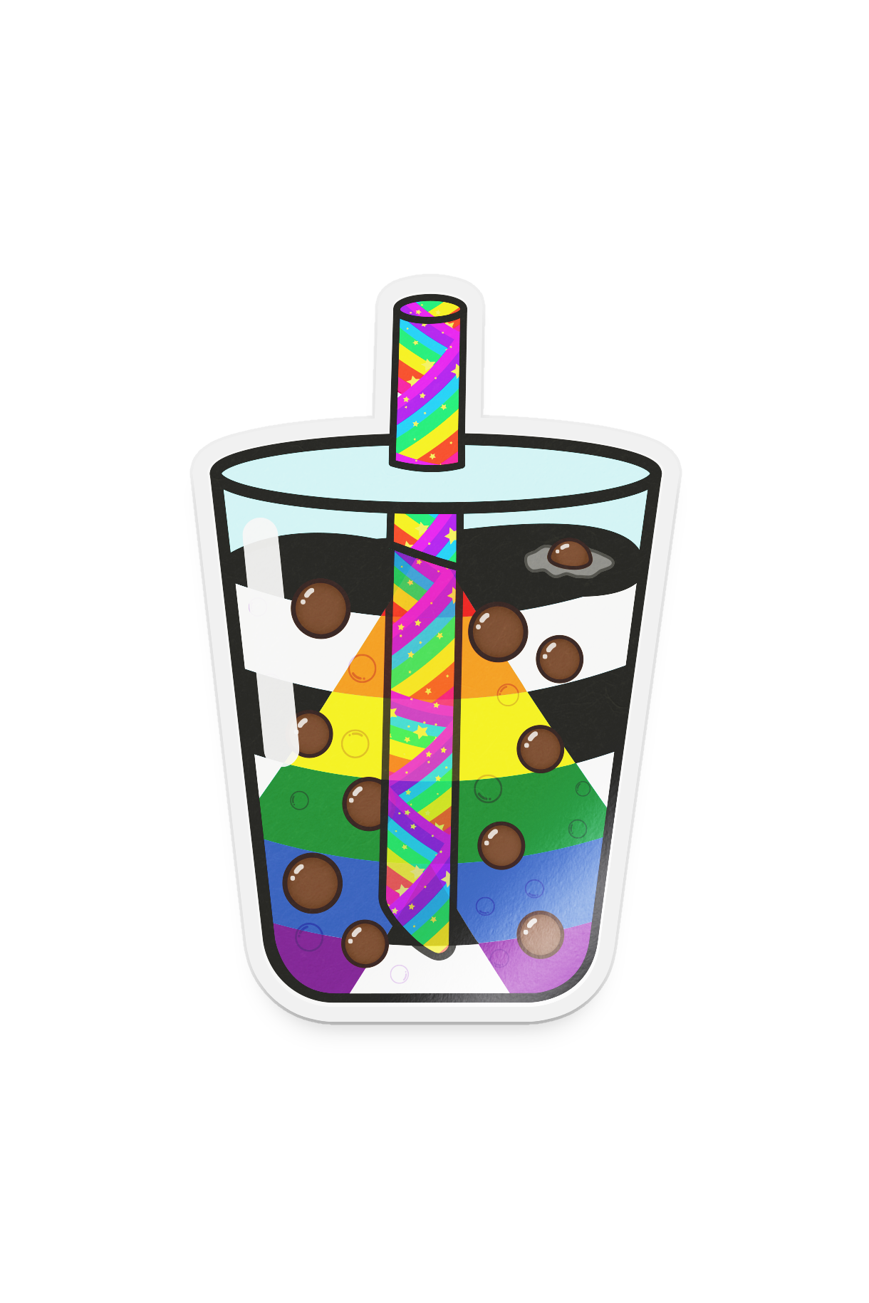 Equali-tea LGBTQ+ Ally Vinyl Sticker – Robo Roku