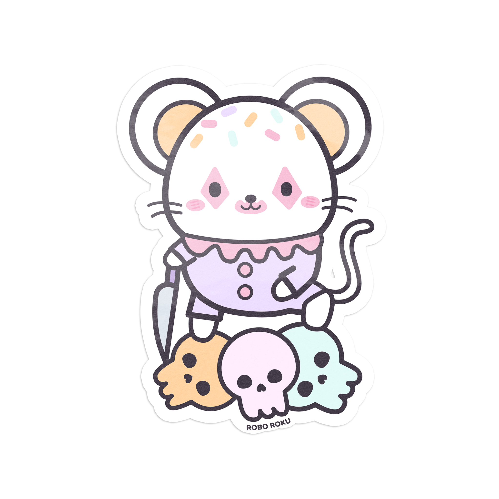 Kawaii Killer Circus - Fudge's Trophies Vinyl Sticker – Robo Roku