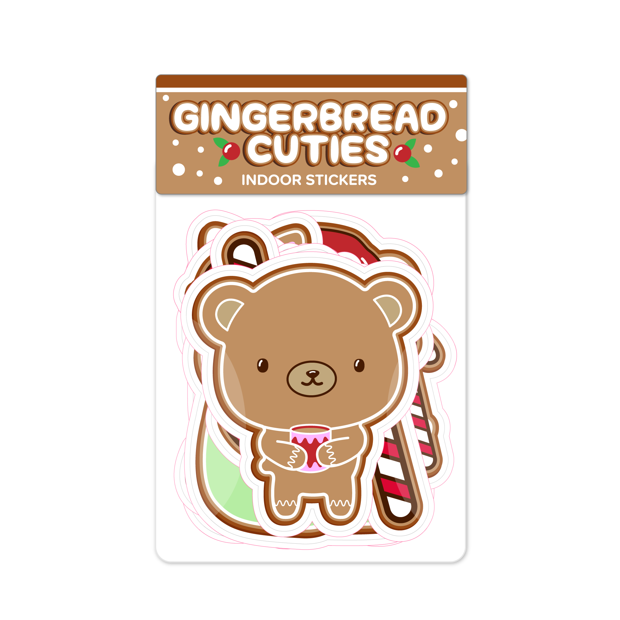 Gingerbread Cuties Sticker Pack – Robo Roku
