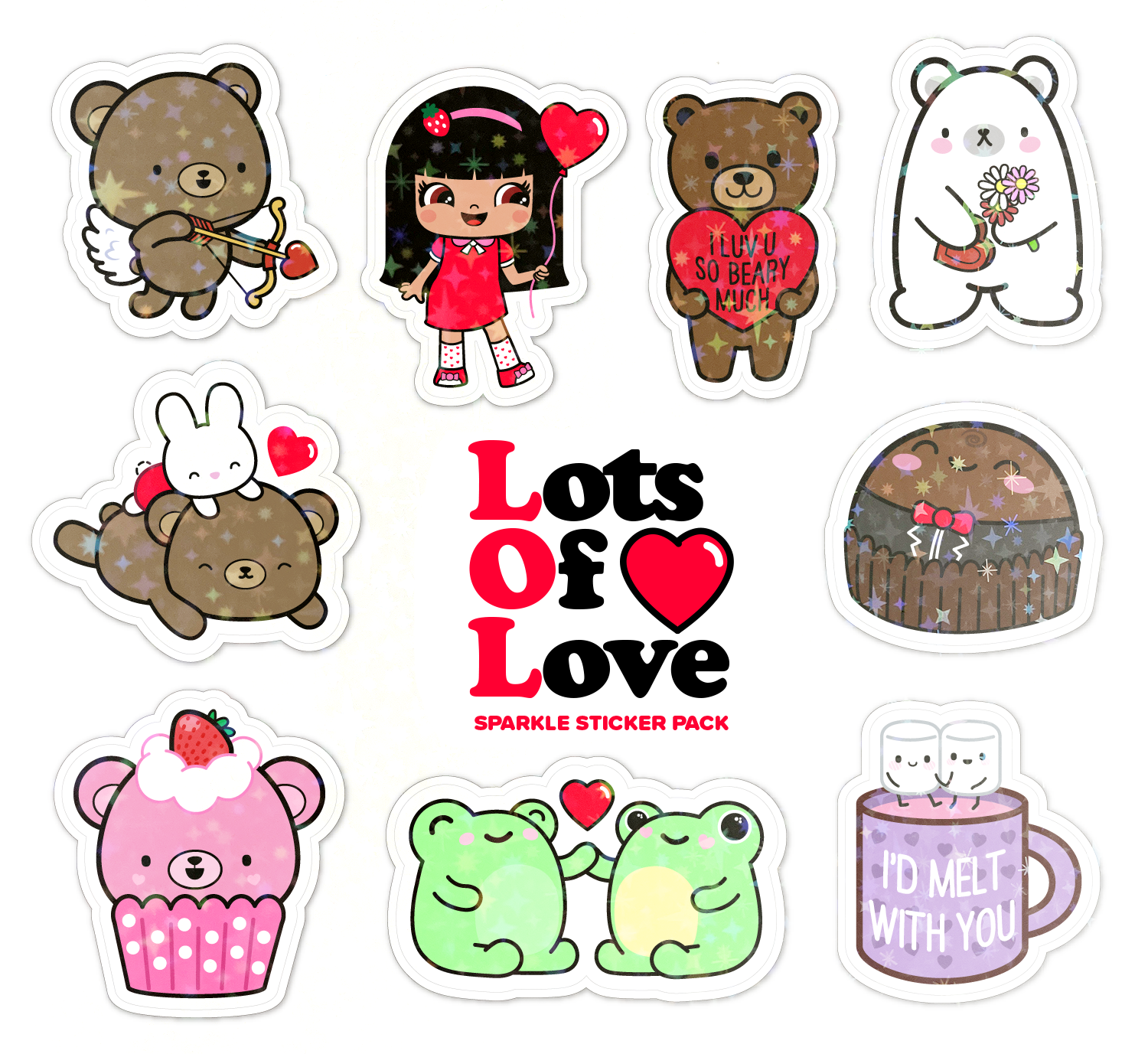 Lots of Love Sticker Pack – Robo Roku