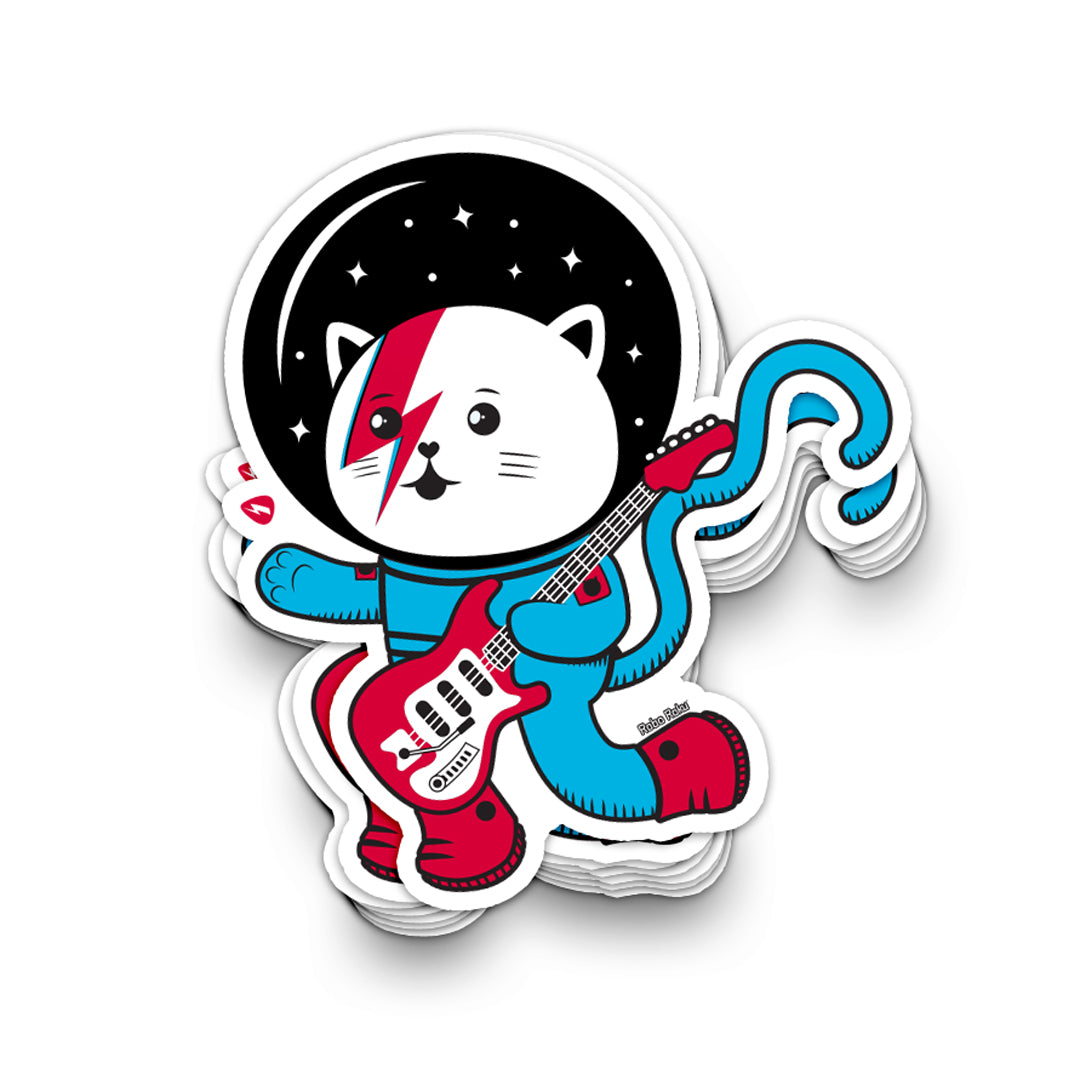 Major Tom Cat (Space Oddity Variant) Vinyl Sticker – Robo Roku