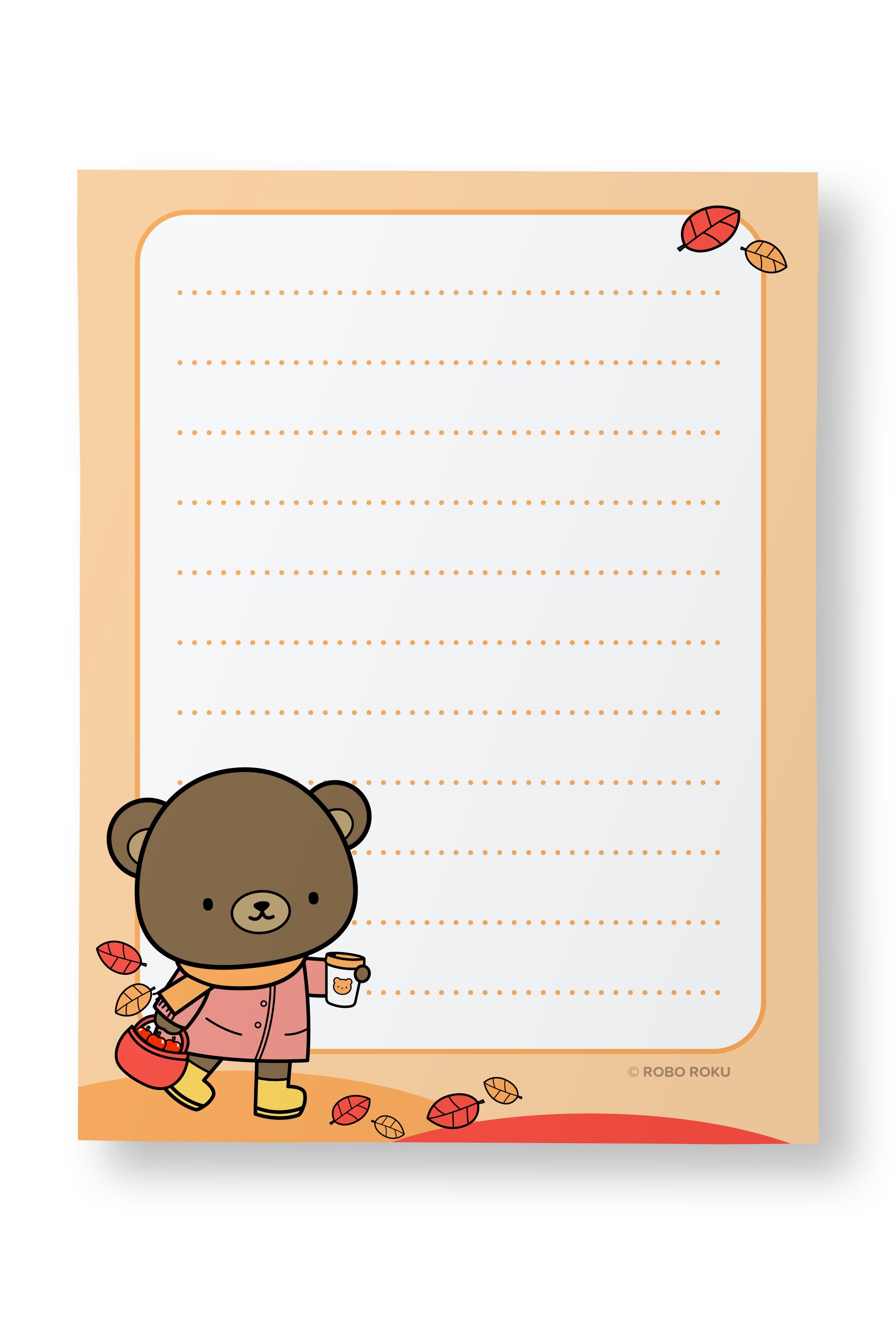 Cottagecore Cuties - Cozy Puddin' - A2 Memo Pad – Robo Roku