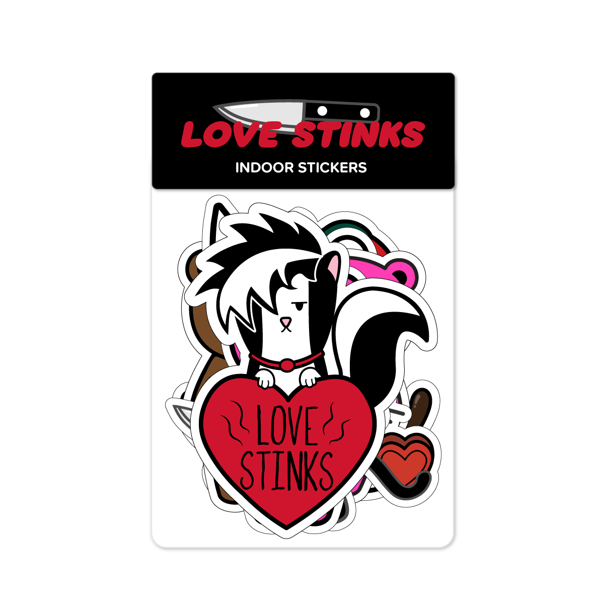 Love Stinks Sticker Pack – Robo Roku