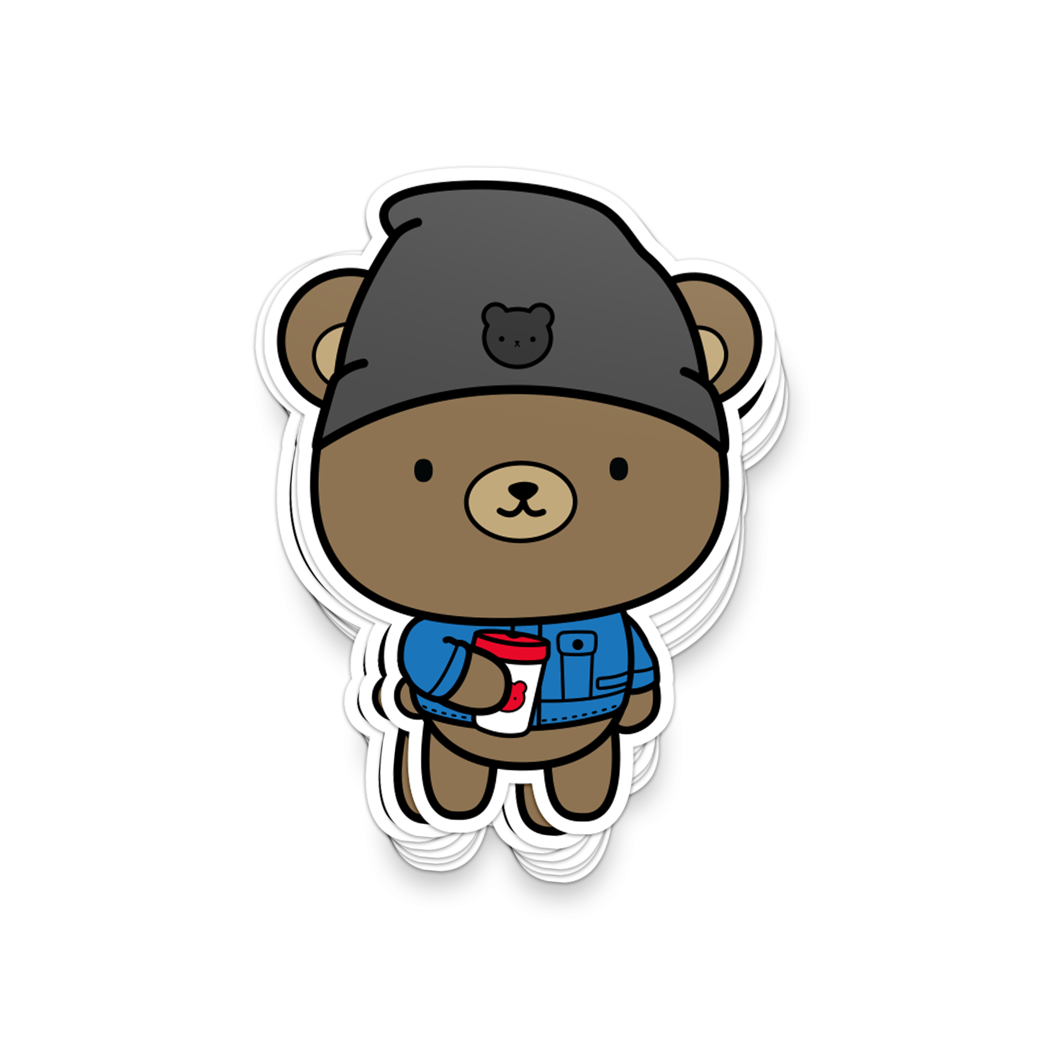 PSL Puddin' Bear Vinyl Sticker – Robo Roku